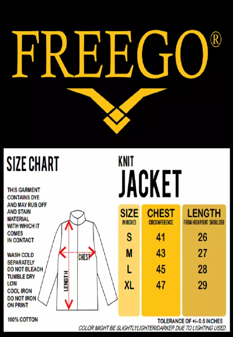 Buy Freego Mens Varsity Jacket 2025 Online | ZALORA Philippines
