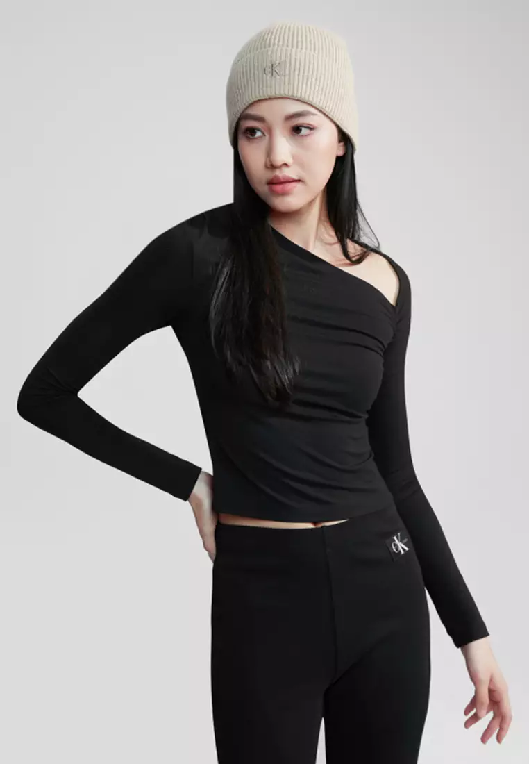 Buy Calvin Klein CKJ Knit Tops Black 2024 Online | ZALORA Philippines