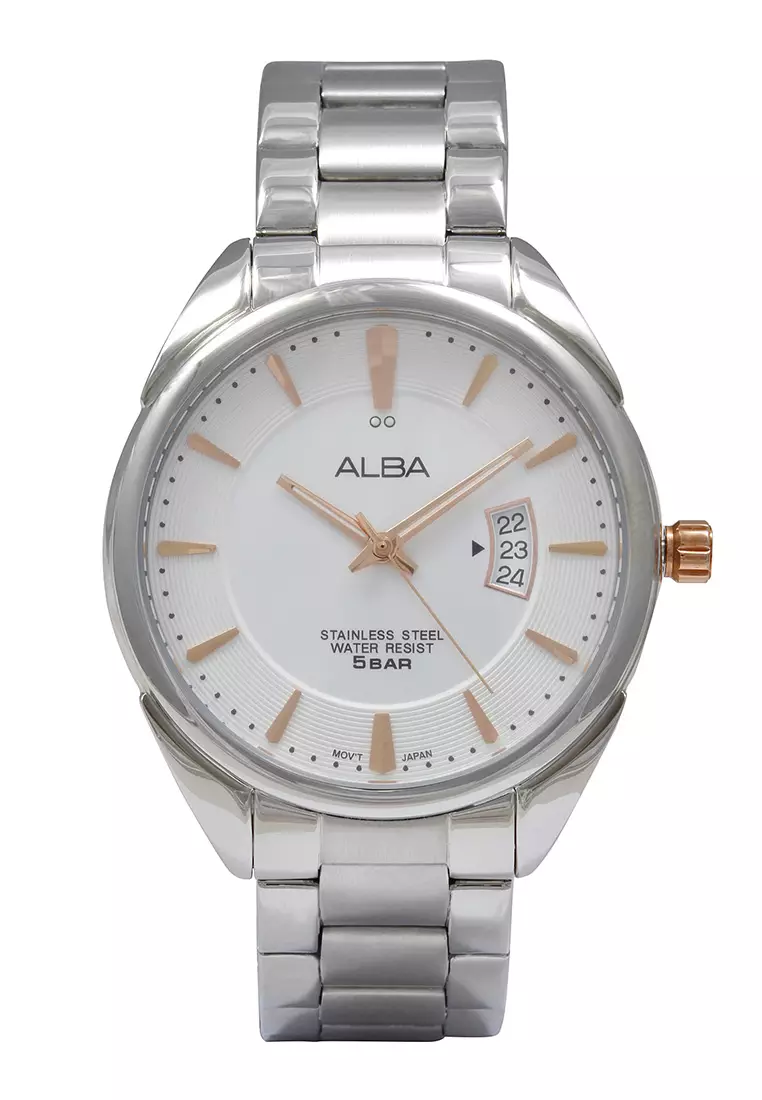 Jual Alba ALBA Jam Tangan Pria - Silver - Stainless Steel - AS9A65 ...