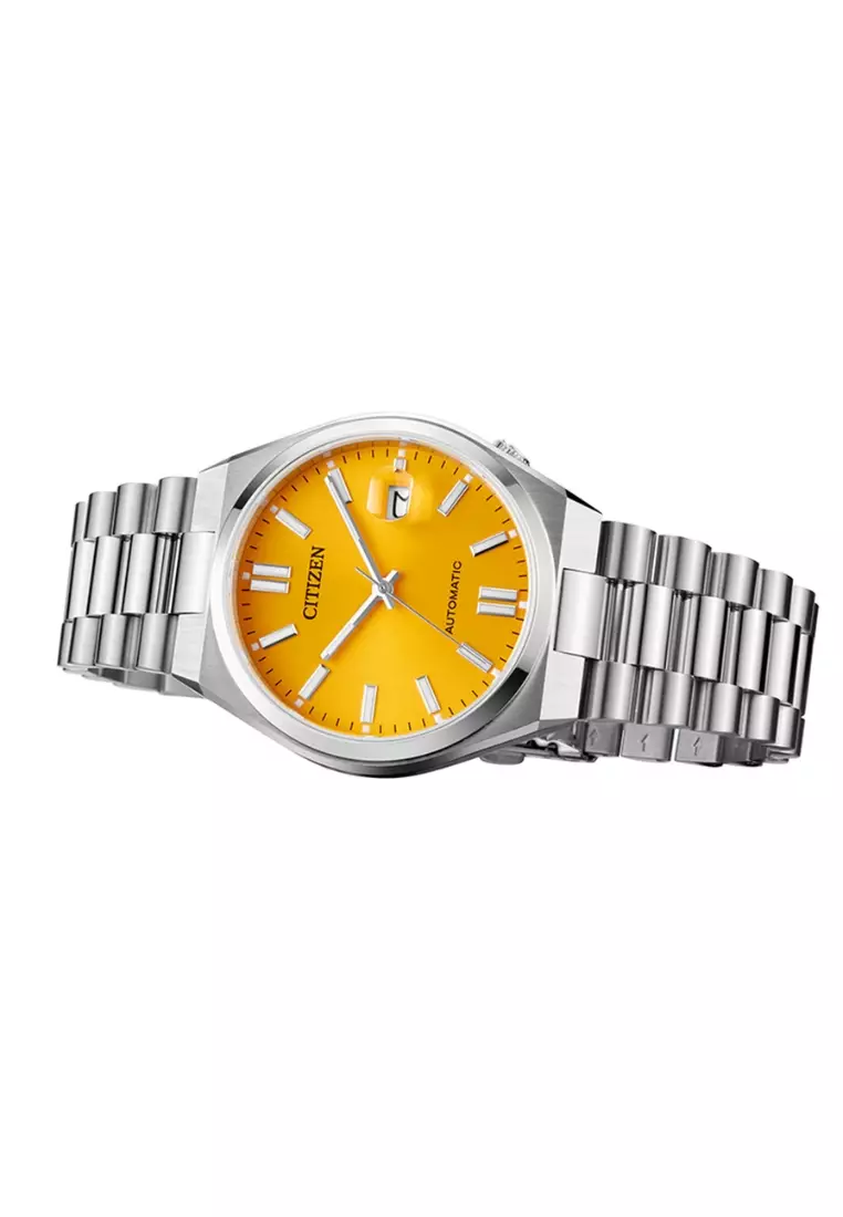 Buy Citizen Citizen Gent Tsuyosa Collection Yellow Dial Stainless Steel ...