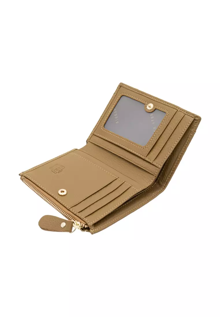 Buy Jack Studio Jack Studio Top Grain Leather Bi-Fold Vertical Wallet ...