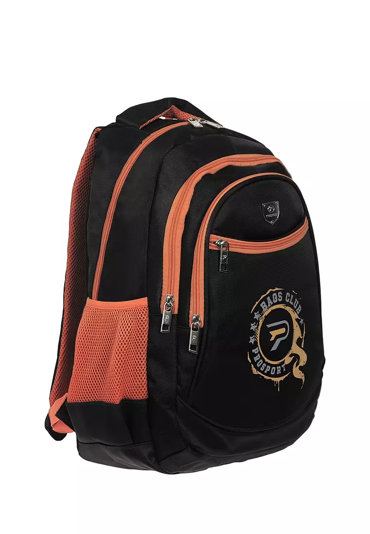 Jual Prosport Backpack Prosport 2871-21 Black Orange Original 2024 ...