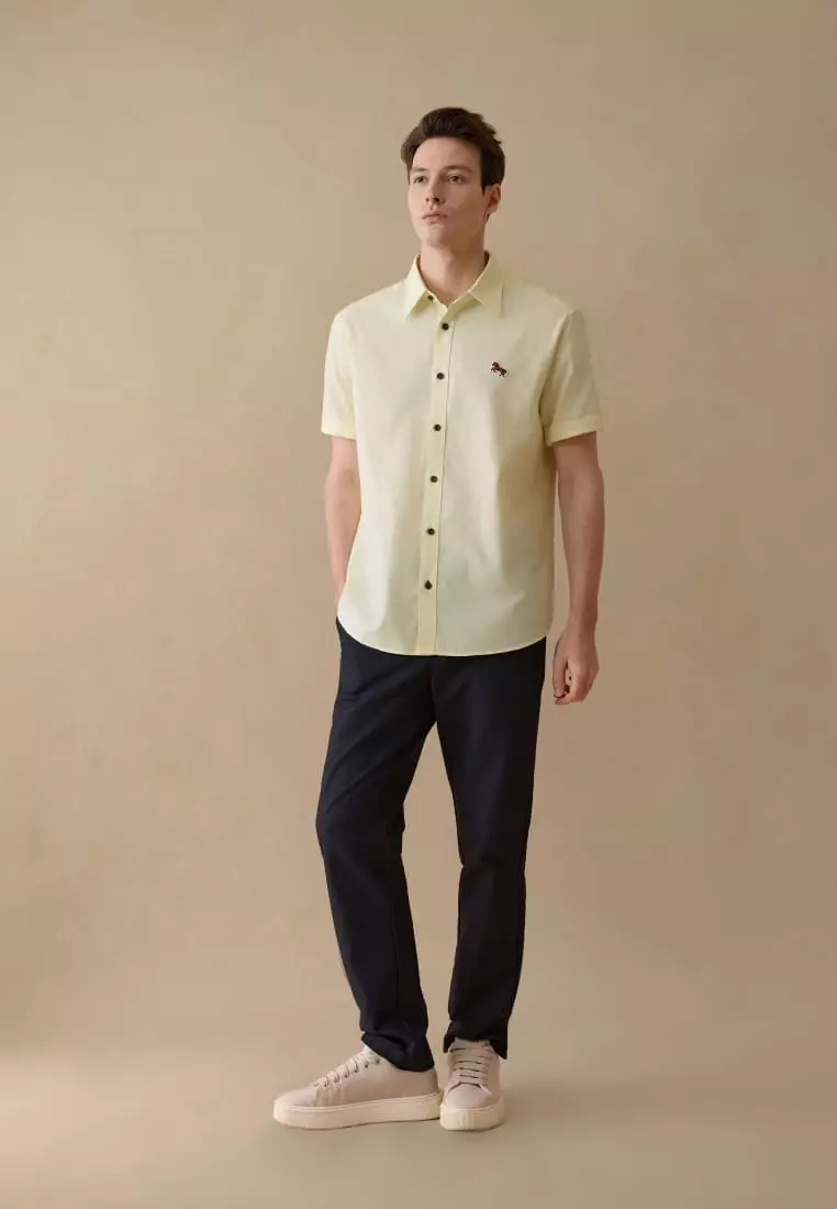 Buy G2000 G2000 Wrinkle Free Oxford Smart Fit Short Sleeve Casual Shirt ...