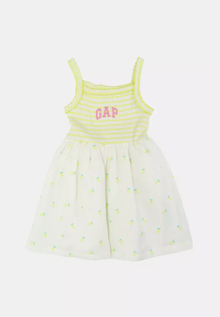 Jual GAP Mixed Media Apron Dress Original 2026 | ZALORA Indonesia