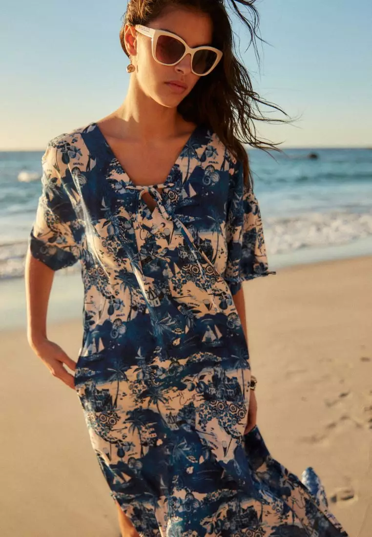 Buy NEXT Summer Maxi Kaftan Dress 2025 Online | ZALORA