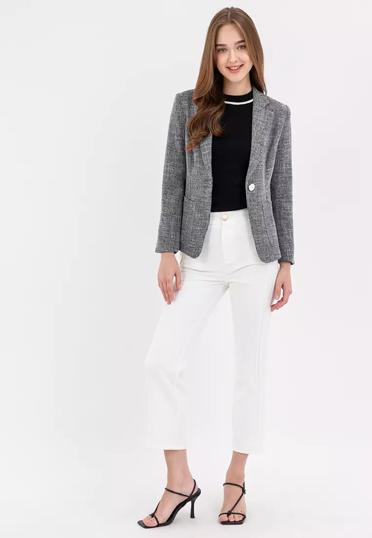 Buy Well Suited Premium Textured Suit Blazer 2026 Online | ZALORA ...