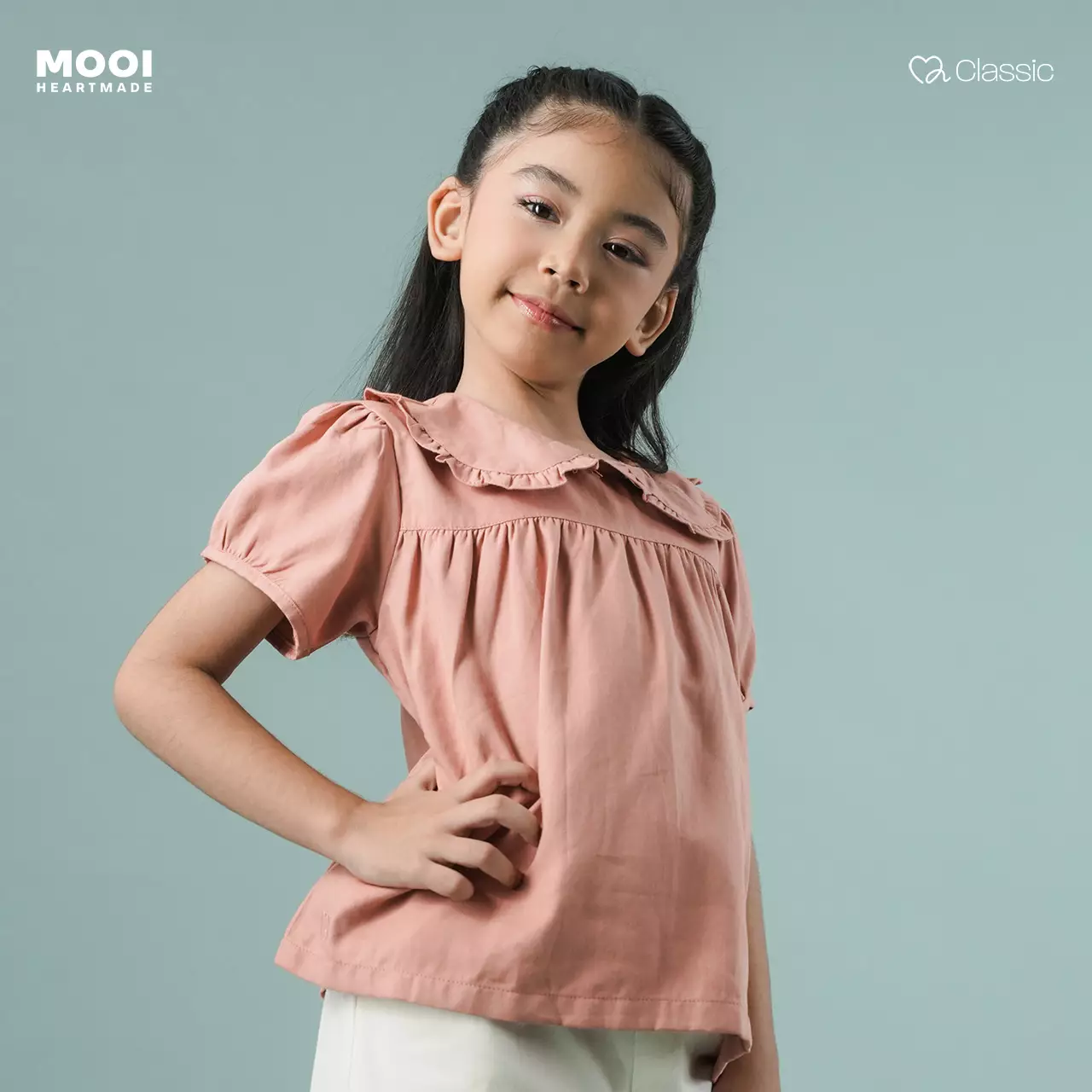 Jual Mooi Heartmade Mooi Atasan Anak Perempuan Classic Eleanor Puff Top ...