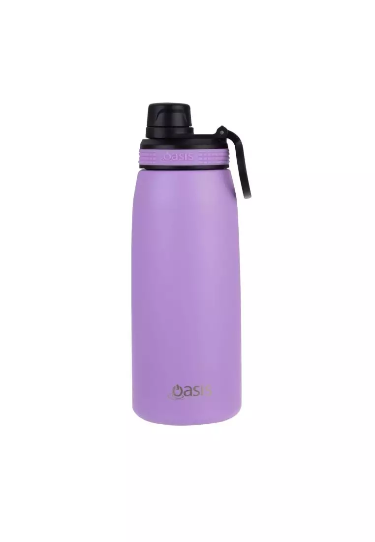 Buy Oasis Oasis Stainless Steel Insulated Sports Water Bottle with Screw Cap 780ML - Lavender ...
