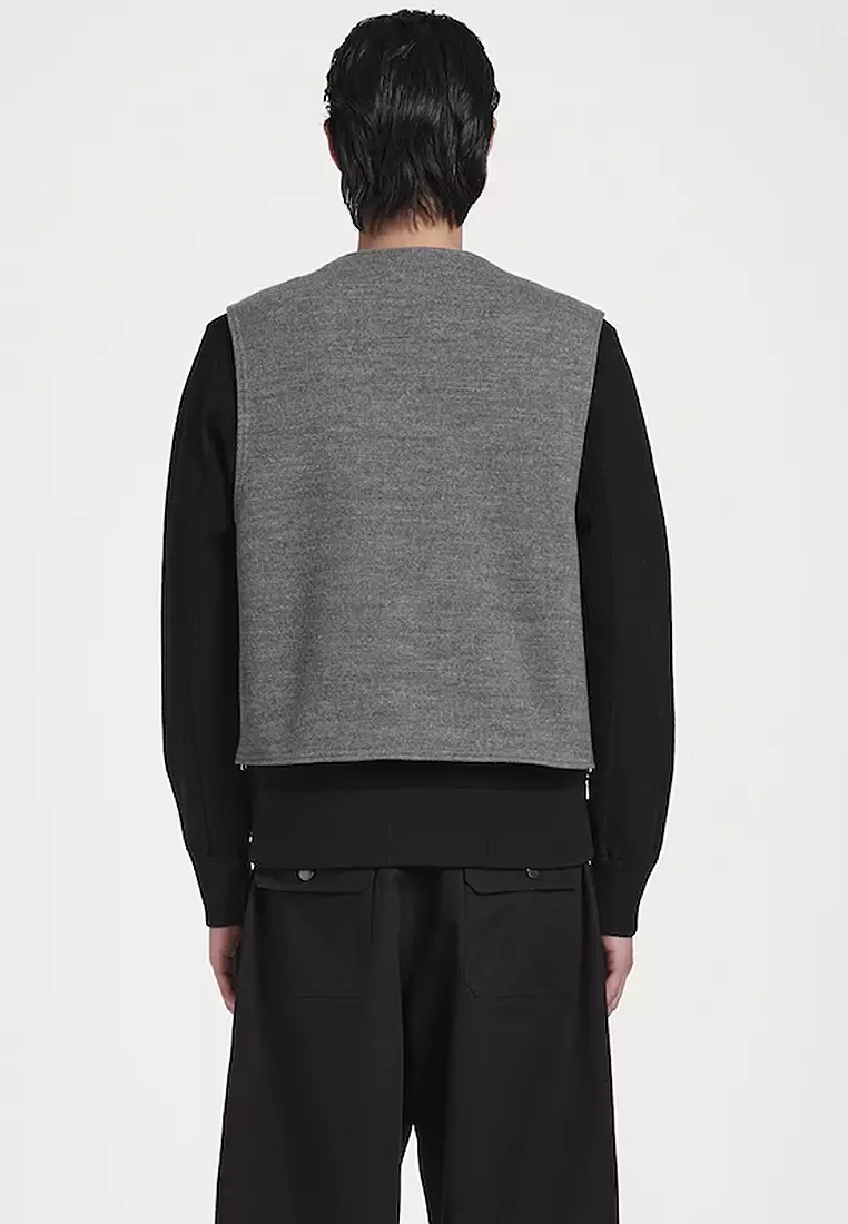 Buy COS Wool-Blend Utility Gilet 2025 Online | ZALORA