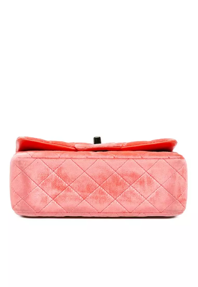 Buy CHANEL Pre-Loved Chanel Mini Rectangular Classic Velvet Single Flap ...