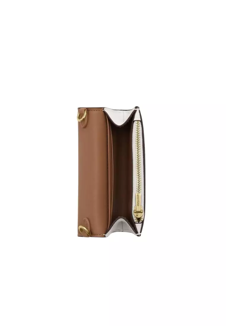 Buy Coach Coach Mini Envelope Wallet With Strap Signature Canvas In ...