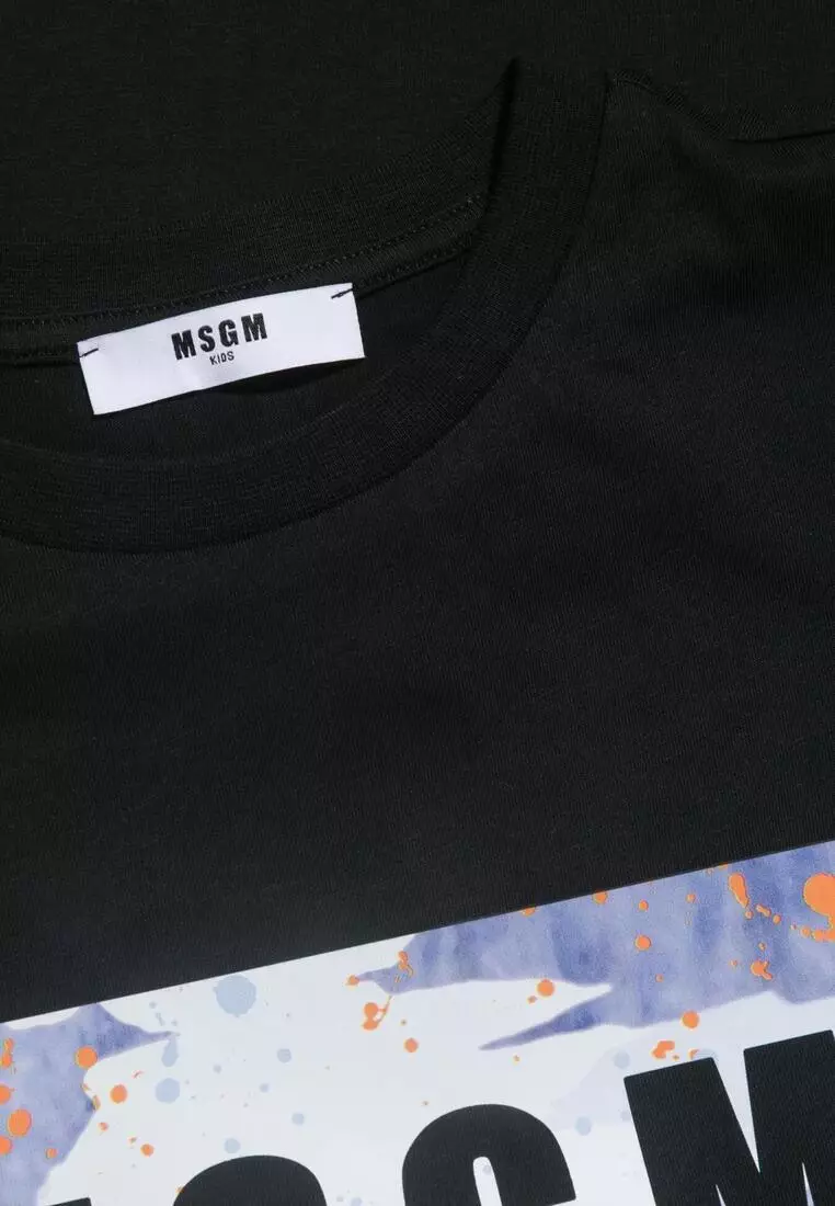 Buy MSGM Cotton T-Shirt Online | ZALORA Malaysia