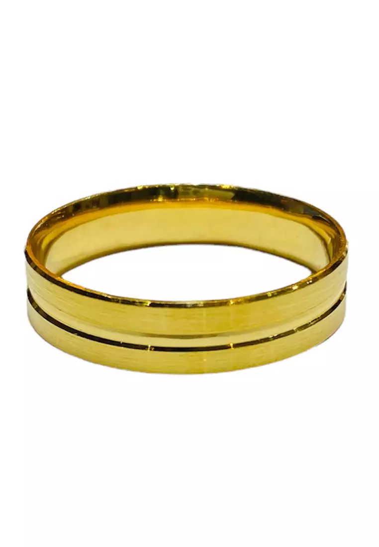 Buy LITZ LITZ 916 (22K) Gold Ring LGR0081-SZ15/3.70g+/- Online | ZALORA ...
