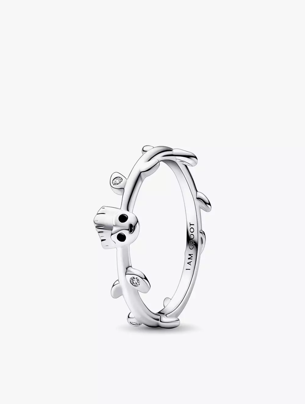Jual PANDORA Marvel Baby Groot sterling silver ring with clear cubic ...