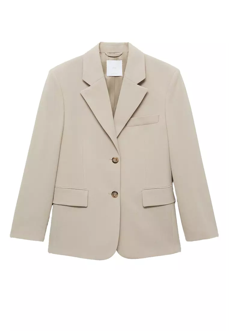 Buy Mango Structured Straight-Fit Jacket 2025 Online | ZALORA