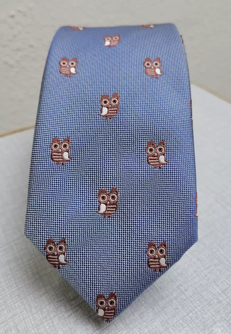 Buy Kings Collection Owl Pattern Men Tie KCBT2319 Online | ZALORA Malaysia