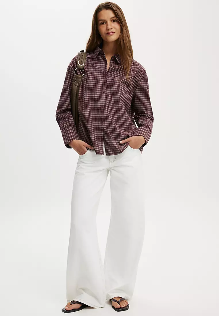 Buy Cotton On Sloane Oversized Shirt 2026 Online | ZALORA