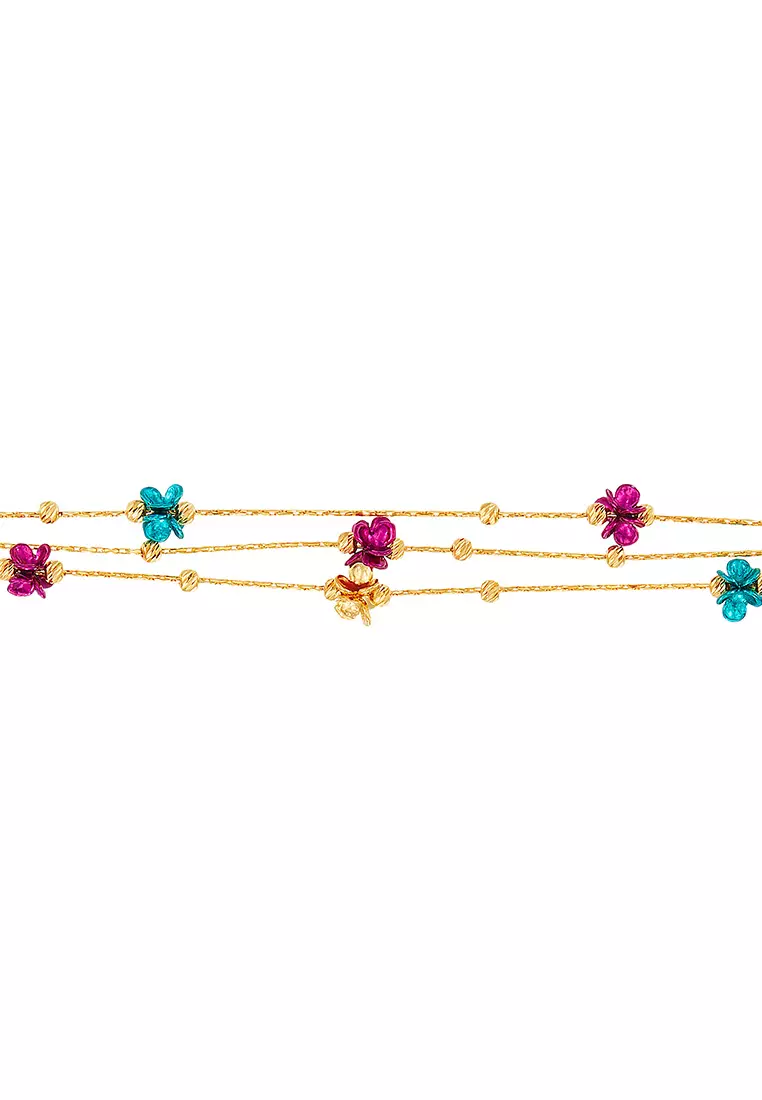 Buy HABIB HABIB Oro Italia 916 Clara Yellow Gold Bracelet GW44220923(FG ...