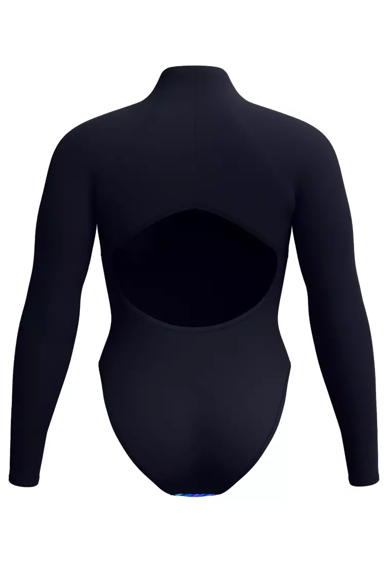 Buy Speedo Printed l/s Zip 1 PC (Rapture Glow- Dark Teal) 2025 Online ...