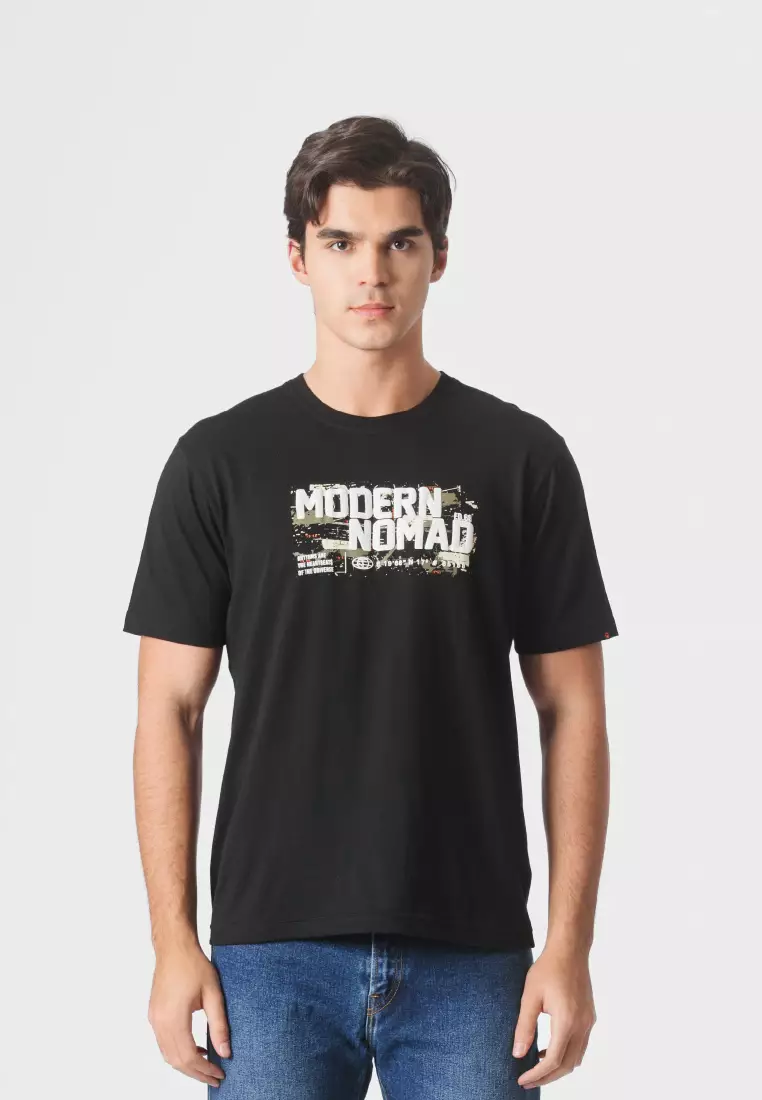 Jual Emba Jeans Emba Denim - Nomad Kaos Printing Pria Regular Fit ...