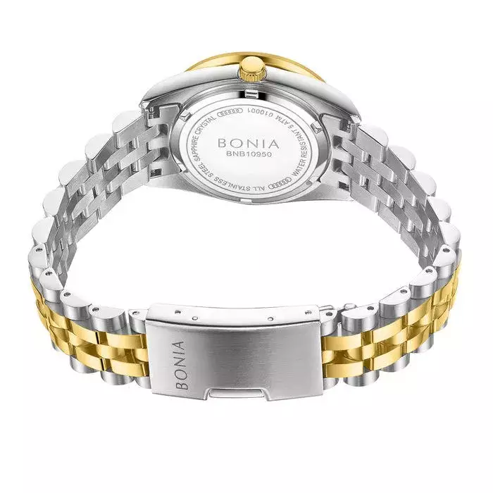 Jual BONIA Bonia Jam Tangan Wanita - Silver Gold - Stainless Steel ...