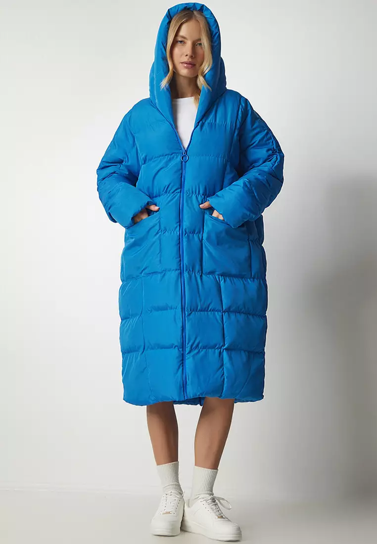 Buy Happiness Istanbul Hooded Long Inflatable Coat 2026 Online | ZALORA ...