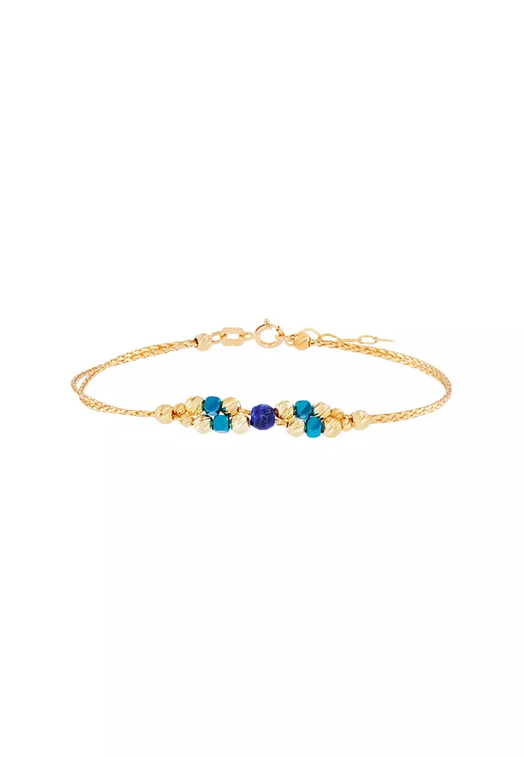 Buy HABIB HABIB 585/14K Yellow Gold Bracelet 714-BR 2F J03-41 Online | ZALORA Malaysia