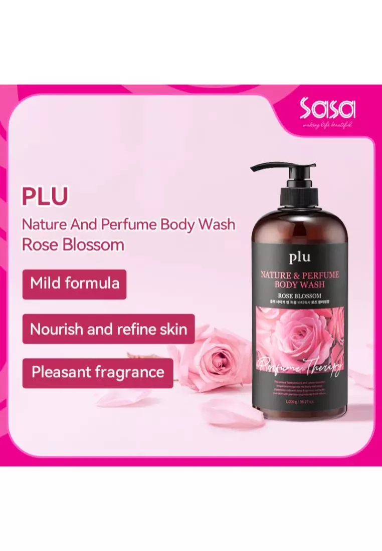 Buy PLU Plu Nature and Perfume Body Wash (Rose Blossom) (1000g) 2026 ...