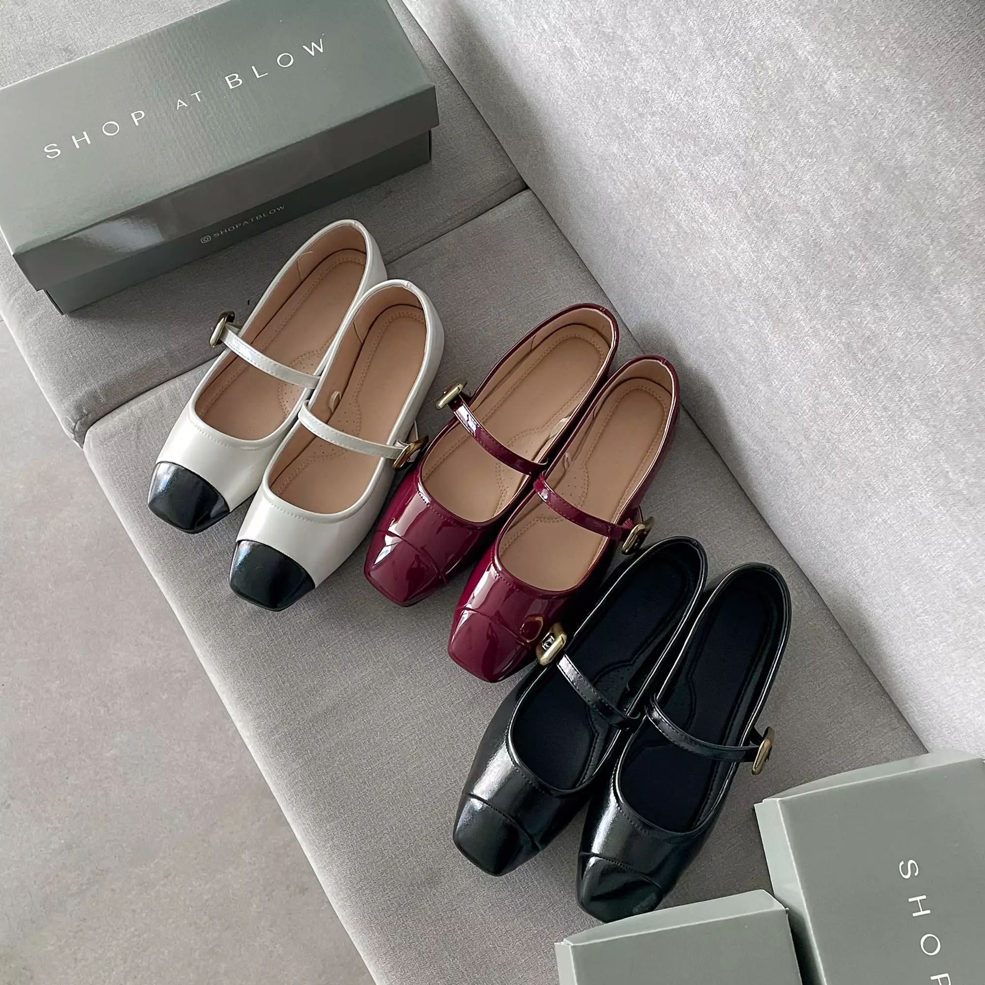 Jual Blow Blow Salsa Mary Jane Flats MINNIK 0004 Shoes Wanita Original 2025 | ZALORA Indonesia