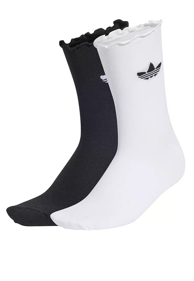 Buy ADIDAS Ruffle Socks 2 Pairs 2026 Online | ZALORA