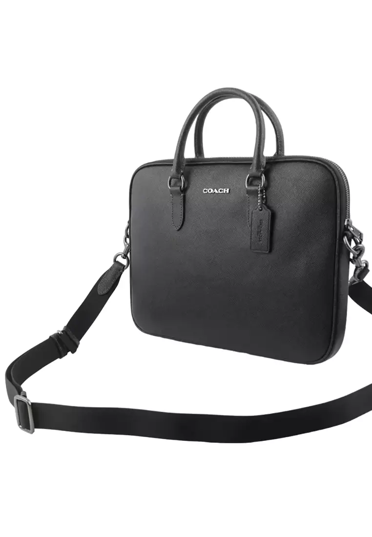 COACH Mens Liam Compact Brief - Black 2026 | Buy COACH Online | ZALORA ...