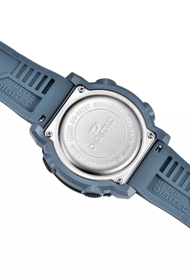 Jual Digitec Digitec Jam Tangan Pria - Grey Black - Rubber Strap - DG ...