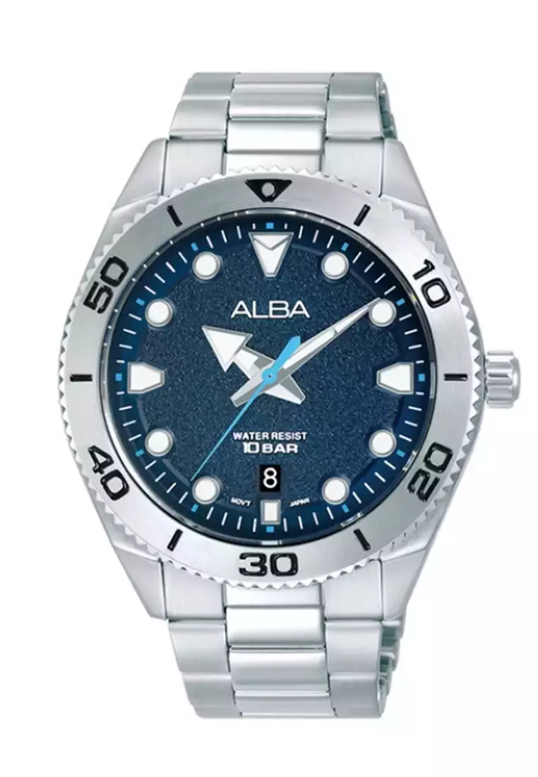 Jual Alba Jam Tangan Pria Alba Original AS9T11 AS9T11X1 Strap Stainless ...