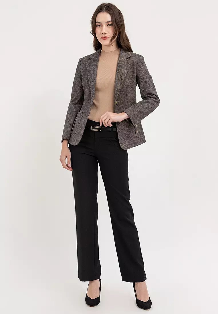 Buy Well Suited Wool Blend Tailored Blazer 2026 Online | ZALORA Philippines