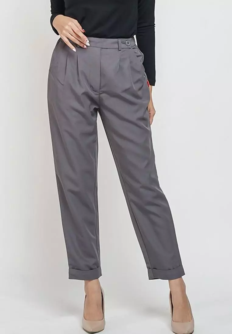 Jual DUST DUST Celana Pants Lanna Abu Comfease (D. 3521) Original 2025 ...