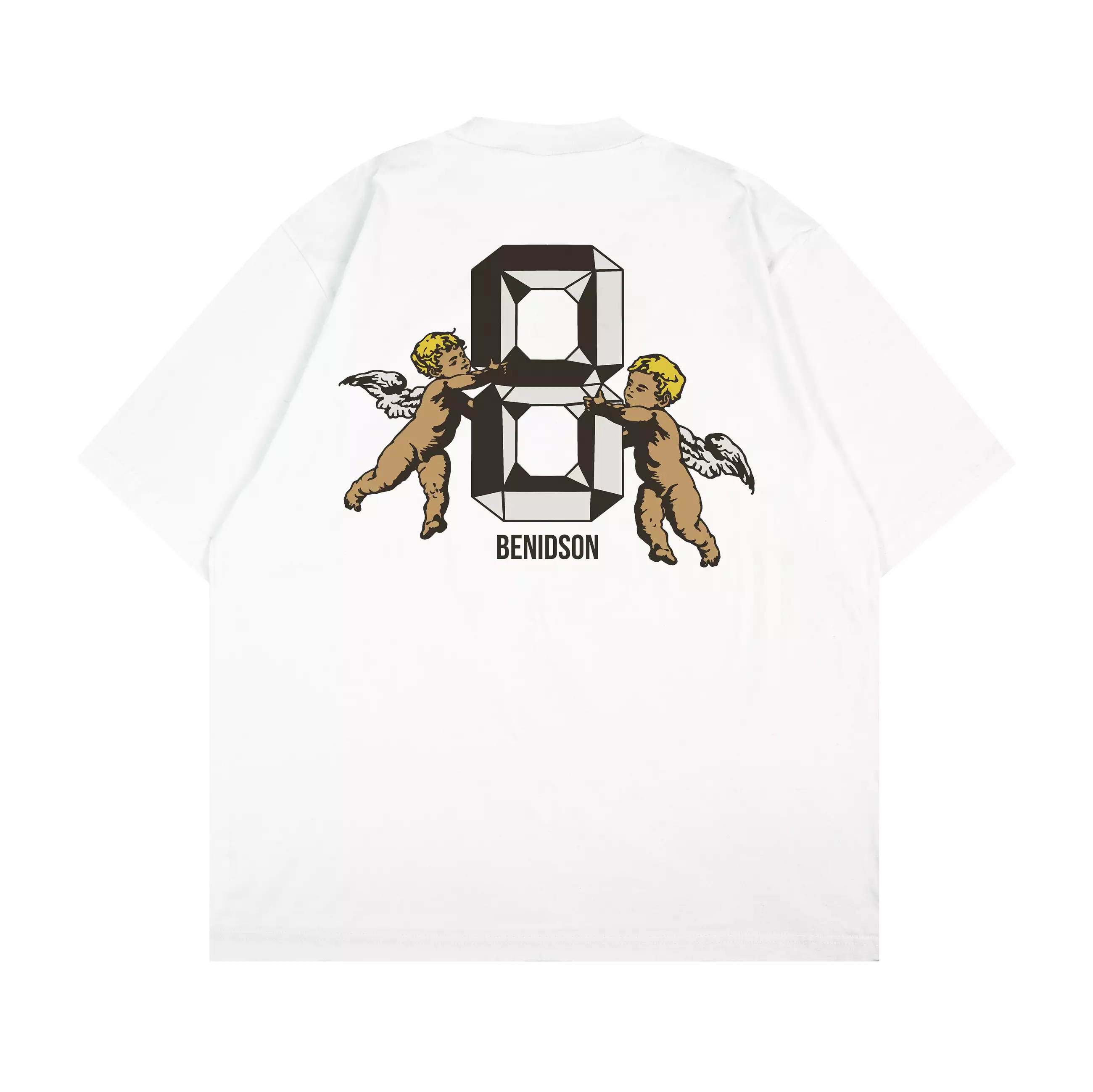 Jual Benidson BENIDSON Oversized Tshirt White Gemination Original 2024 ...