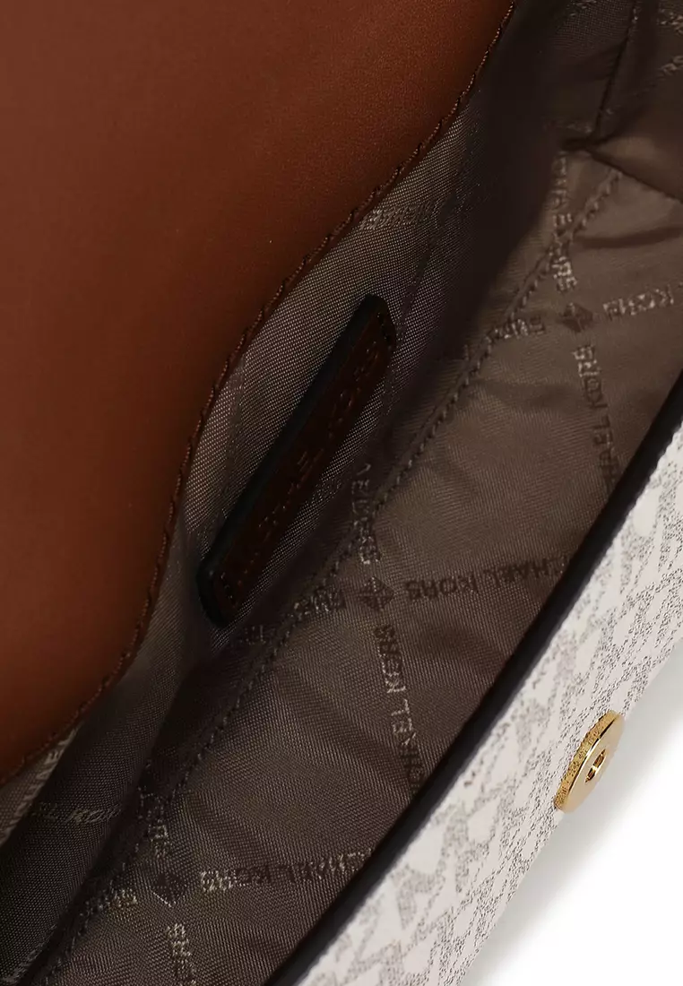 Buy MICHAEL KORS Vincent Monogram Small Crossbody Bag with Card Case ...