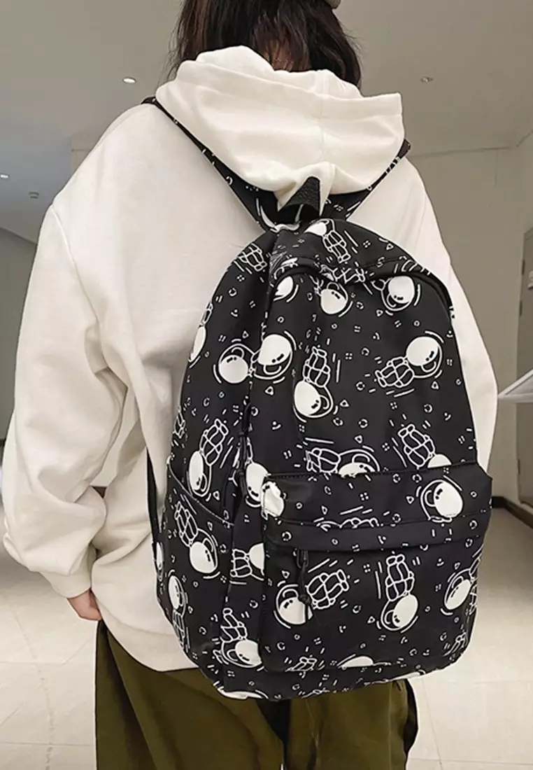 Buy ZITIQUE Brand New Nylon Space Print Backpack Online | ZALORA Malaysia