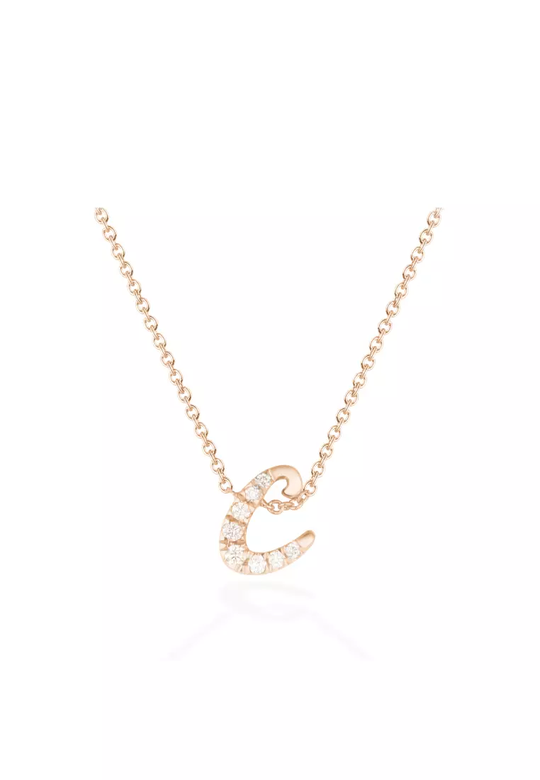 mori Mori "C" alphabet necklace 2025 | Buy mori Online | ZALORA Hong Kong