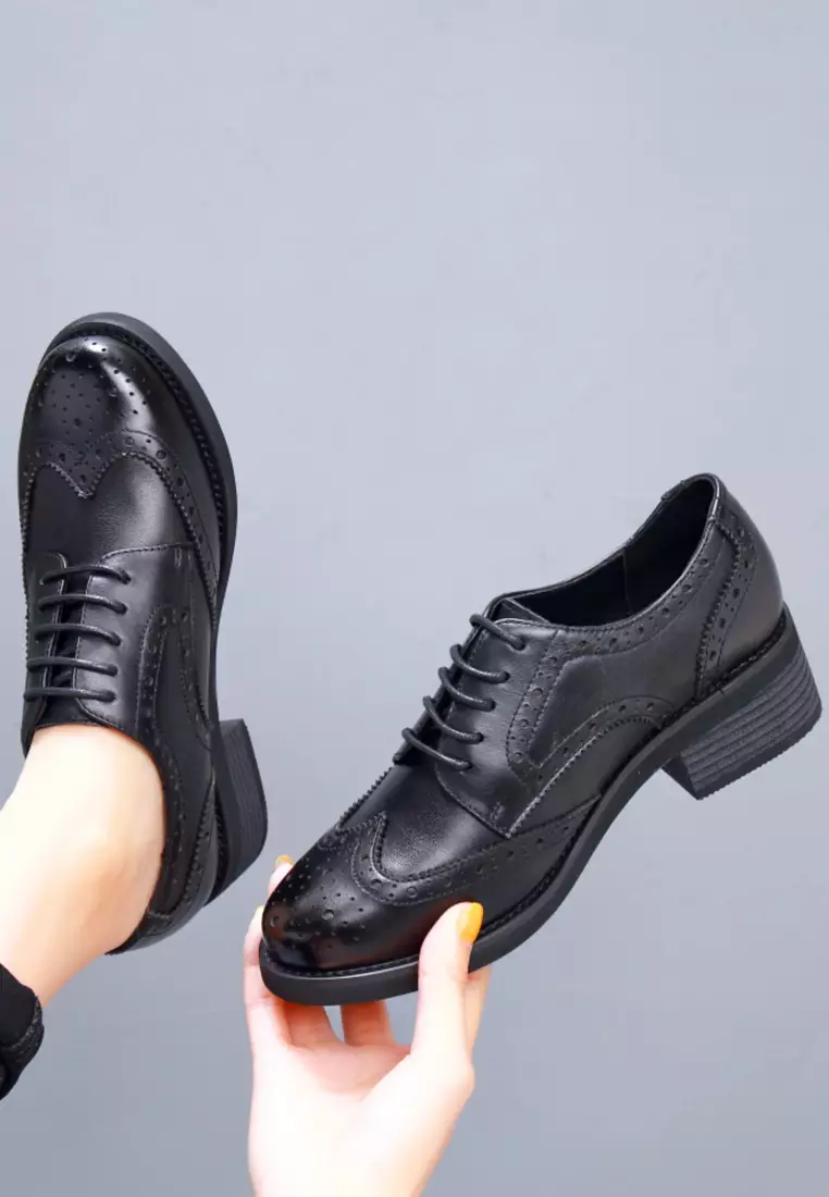 網上選購 Twenty Eight Shoes 4.5 CM真皮經典小踭牛津鞋 BS1870-1 2025 系列 | ZALORA香港