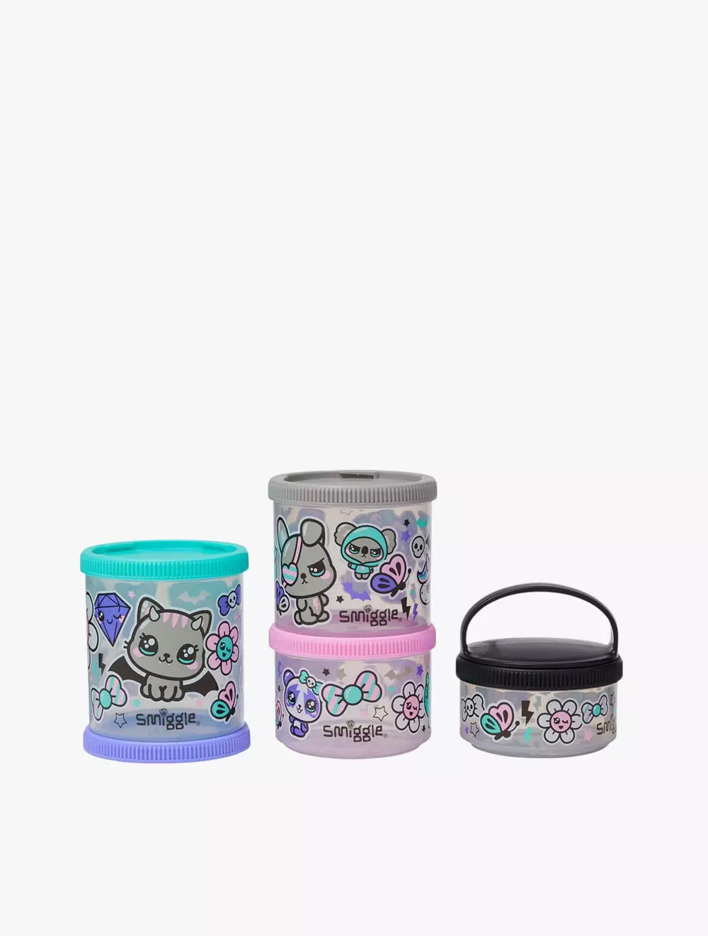 Jual Smiggle Smiggle Trailblazer Large Snack & Stack Containers ...