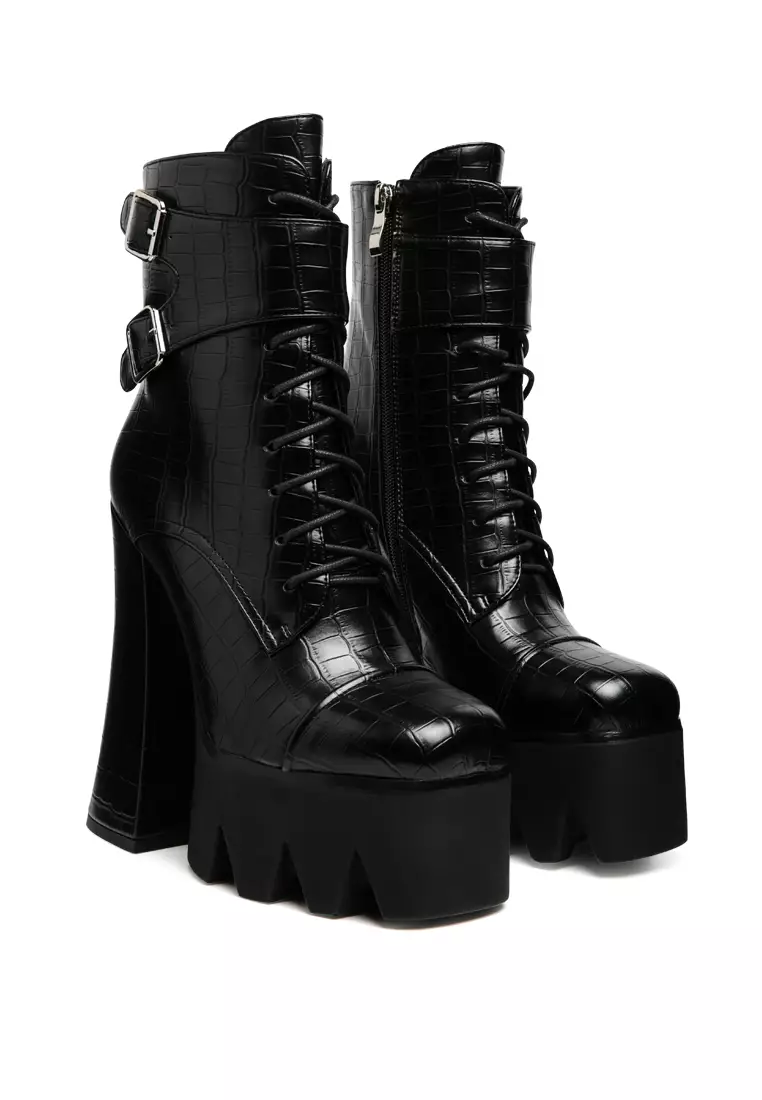 Buy London Rag Trucker Block Boot in Black 2026 Online | ZALORA