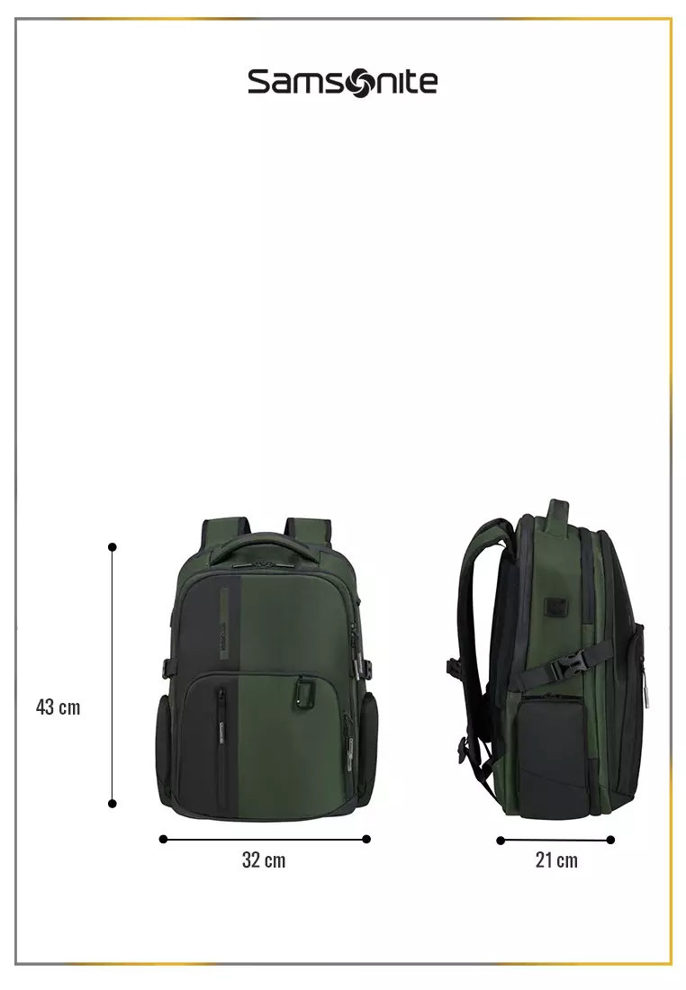 Jual Samsonite Samsonite Biz2Go Backpack 15.6" Daytrip - Earth Green ...