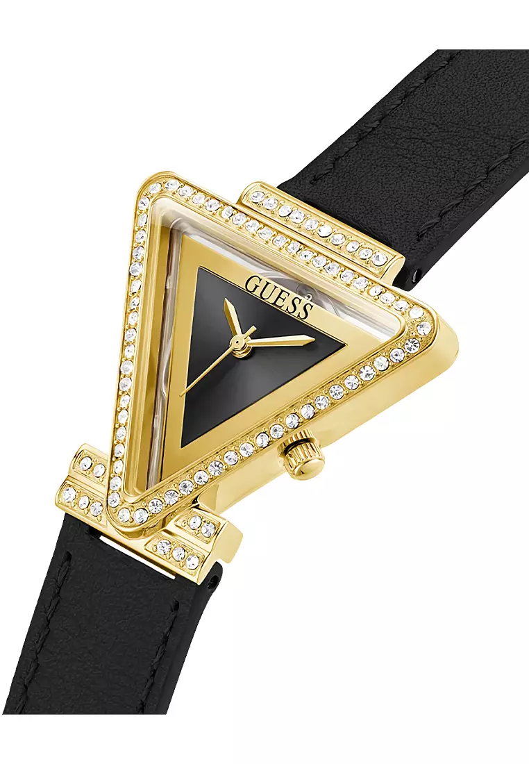 Jual Guess Guess GW0504L5 - Jam Tangan Wanita - Gold - Black Leather ...