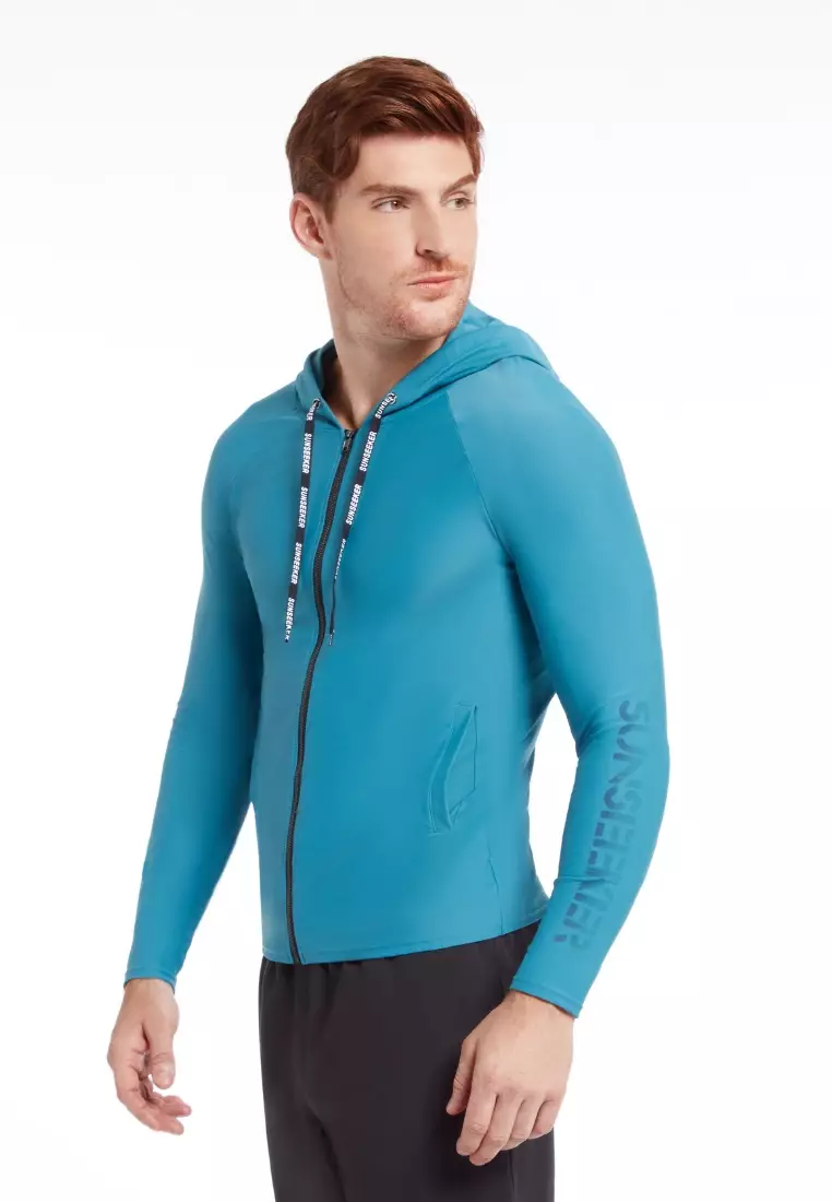 Buy Sunseeker Men Sunseeker Blue Logo Zip Front Jacket 2024 Online | ZALORA