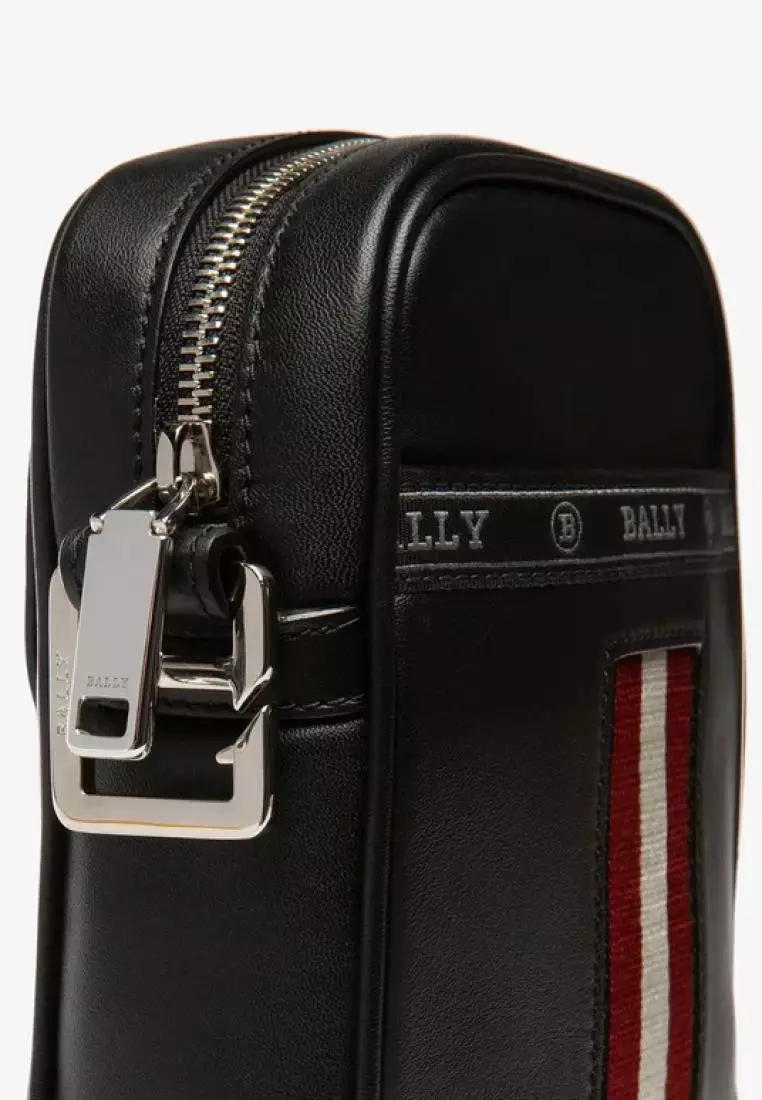 Jual BALLY Bally Heyot Crossbody Bag Black Original 2024 | ZALORA ...