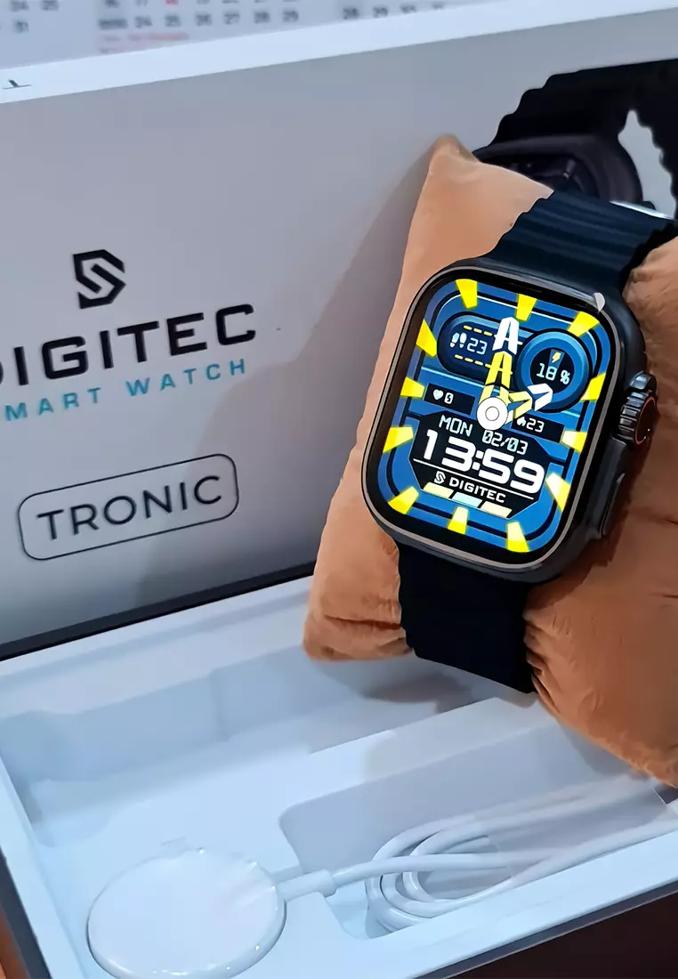 Jual Digitec Digitec TRONIC Jam Tangan Smartwatch Original - Black ...