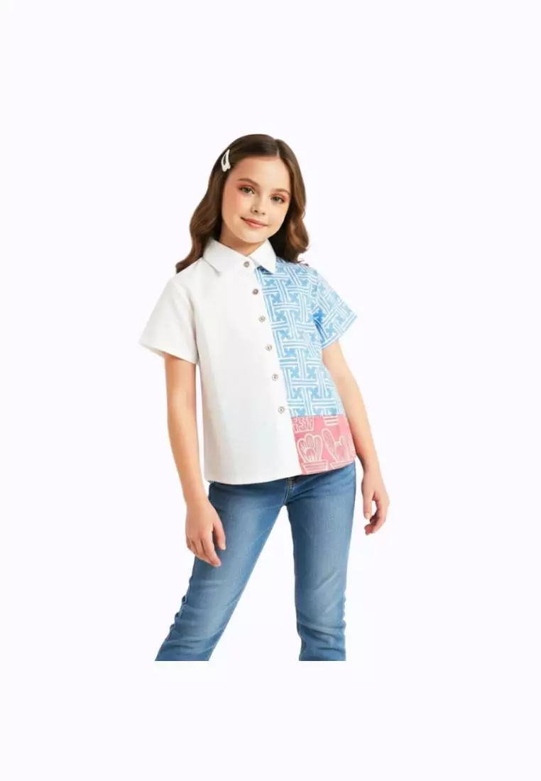 Jual bhatara batik Kemeja Batik Anak Perempuan - Bhatara Batik Agnes ...