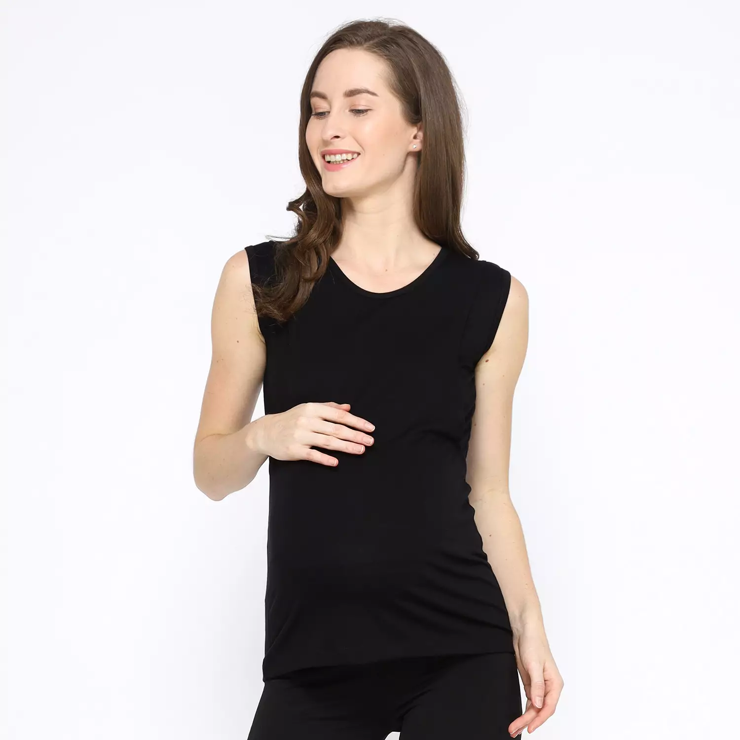 Jual Nyonya Nursing Wear Sophie Black New Baju Ibu Hamil Dan Menyusui