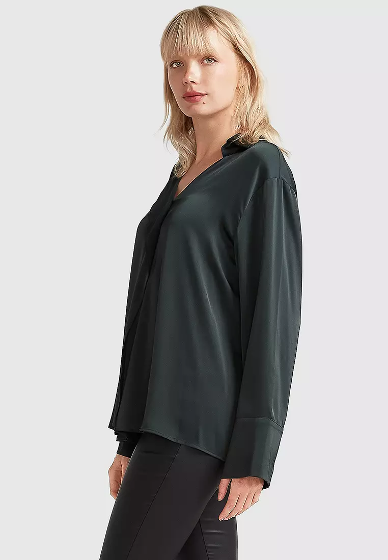 Buy Belle & Bloom Gemini Waterfall Shirt 2025 Online | ZALORA Philippines